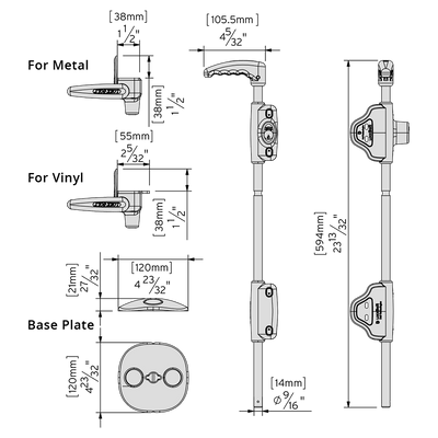 LokkBolt® Premium Drop-Bolt - D&D Technologies US