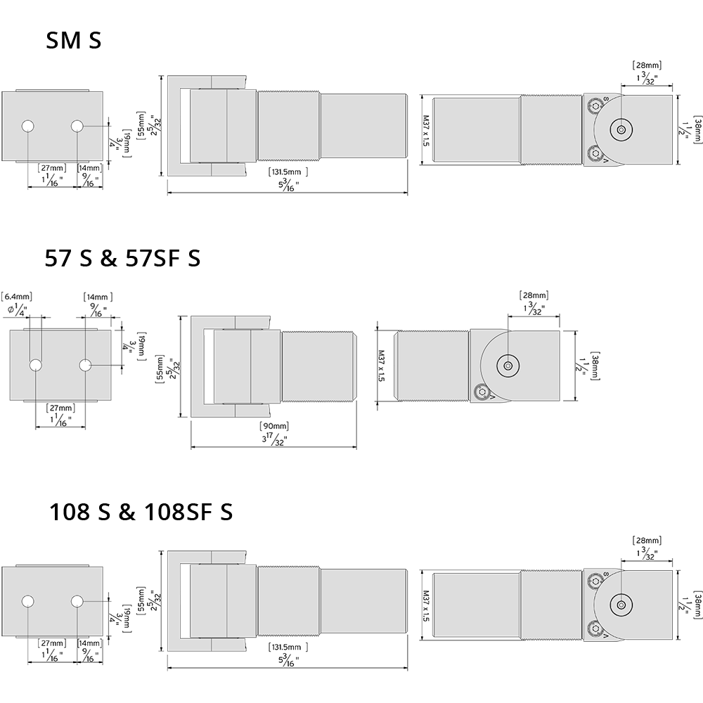 SureClose® center MOUNT Hinges & Hinge Closers - D&D Technologies US