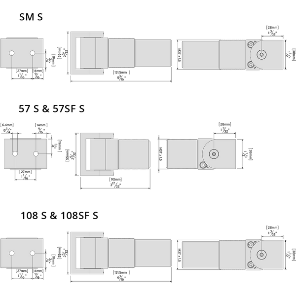 SureClose® center MOUNT Hinges & Hinge Closers - D&D Technologies US