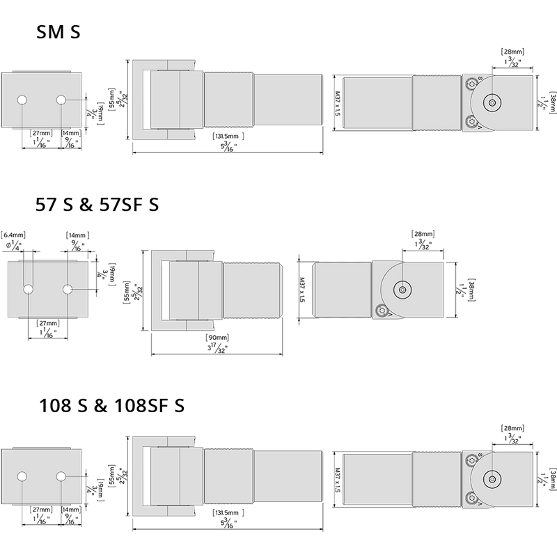 SureClose® center MOUNT Hinges & Hinge Closers - D&D Technologies US